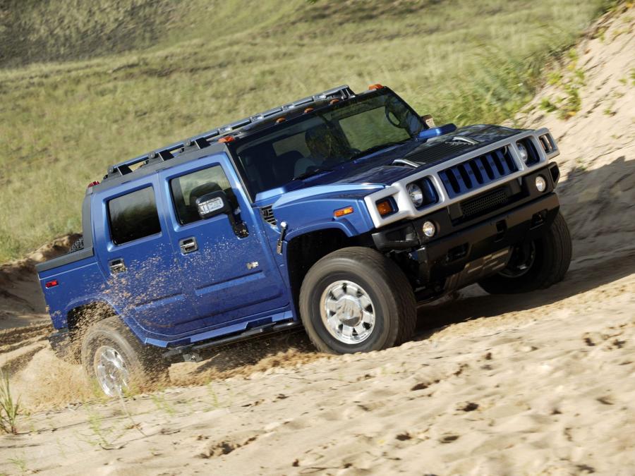 Hummer H2 SUT Pacific Blue Limited Edition 2006 года выпуска. Фото 1. VERcity